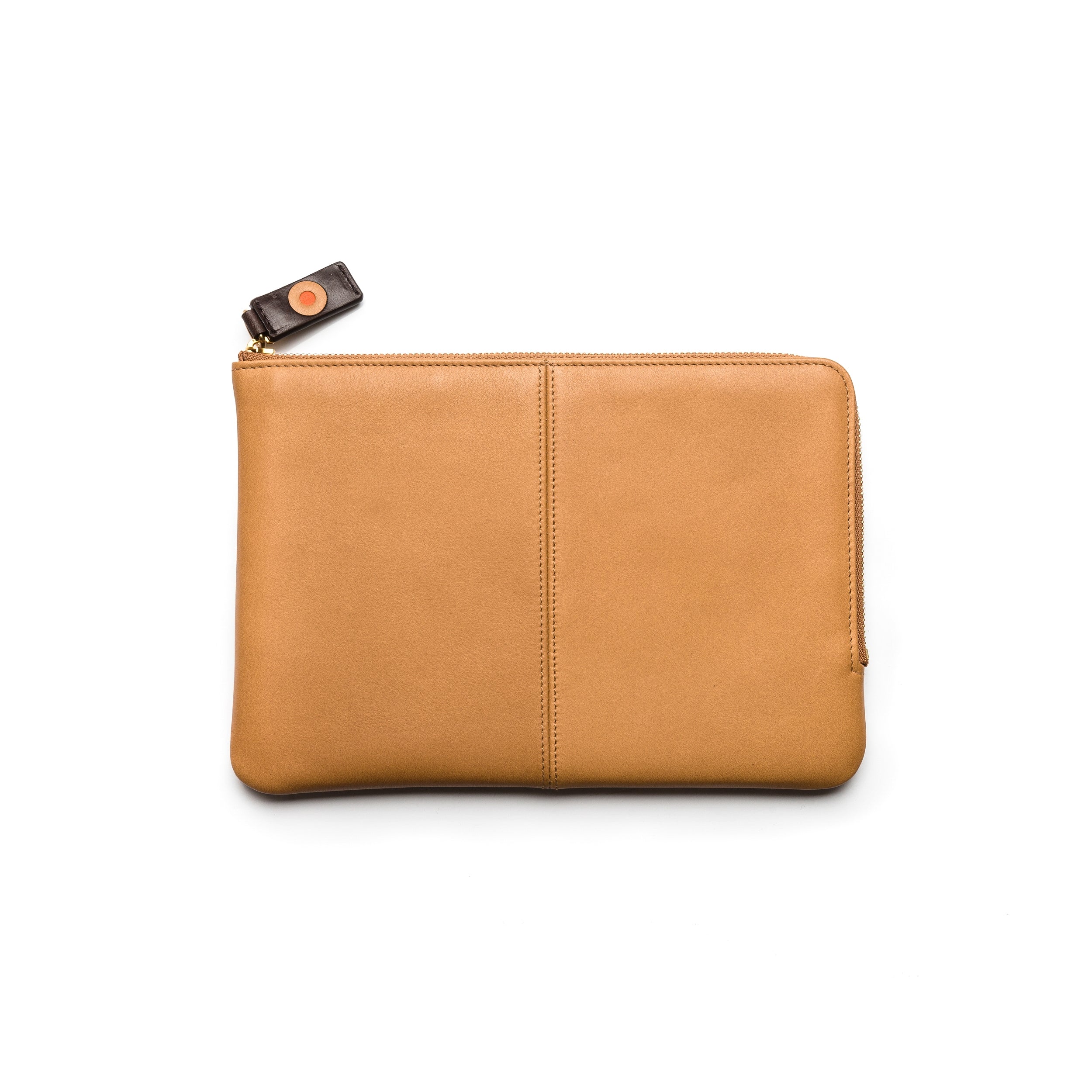 Tan zip pouch – BenchBags